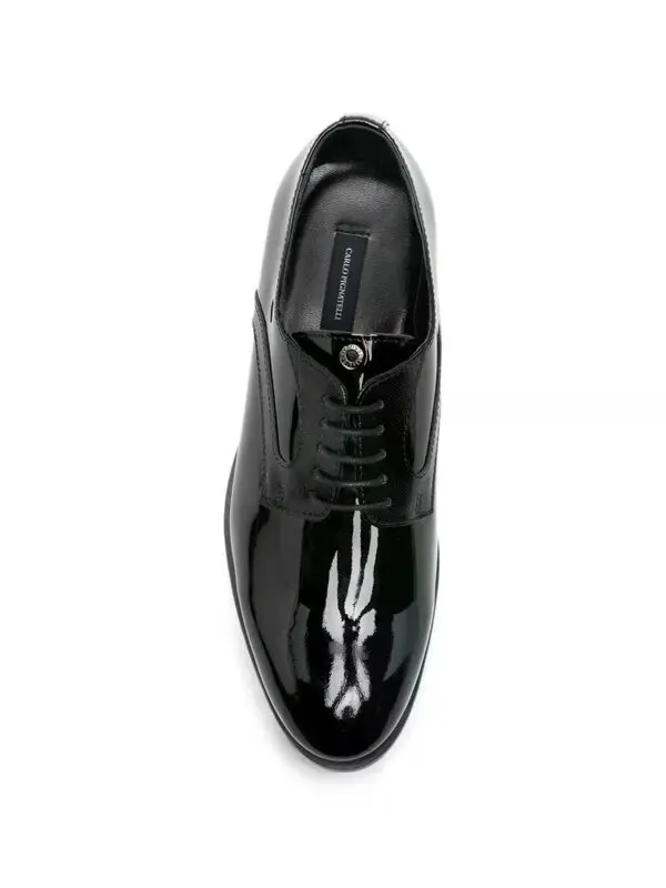 CARLO PIGNATELLI Patent Lace-up Derby Shoes
