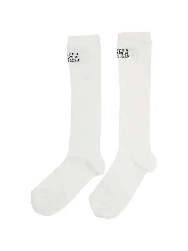 MAISON MARGIELA Ribbed Knee-high Socks