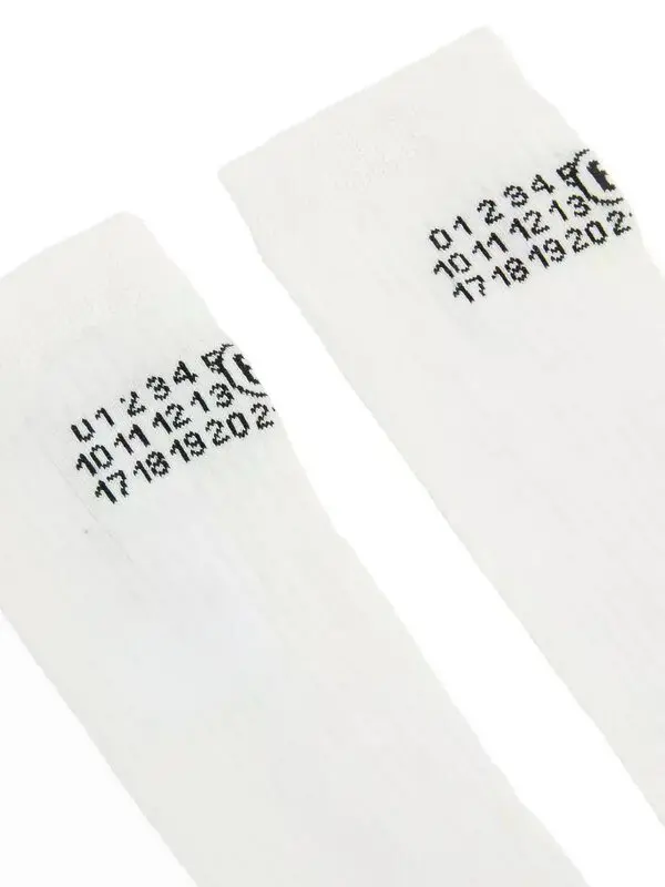 MAISON MARGIELA Ribbed Knee-high Socks