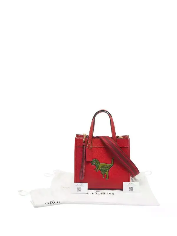 COACH Leather Rexy Field Tote Bag - Red