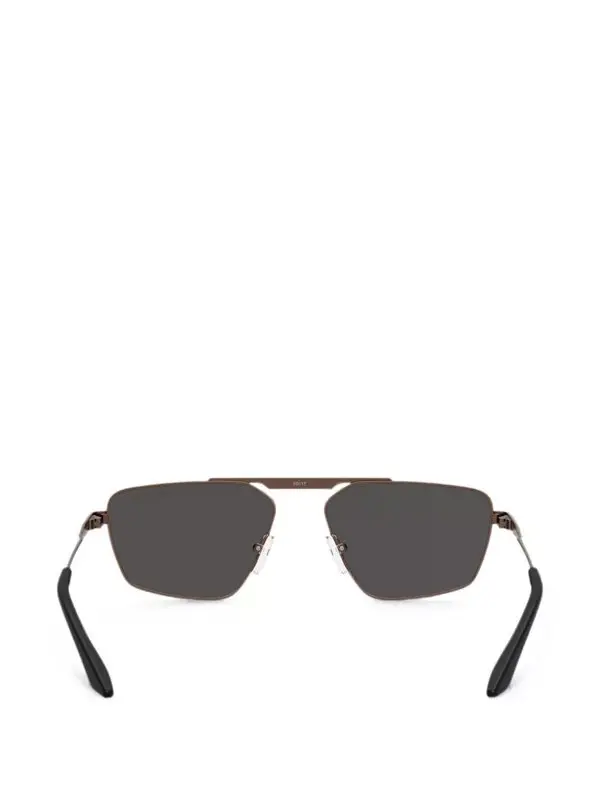 Armani Exchange Geometric-frame Double-bridge Sunglasses