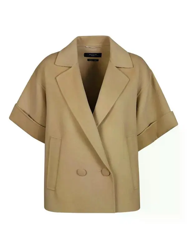 Max Mara Navarra Double-breasted Coat - Neutrals