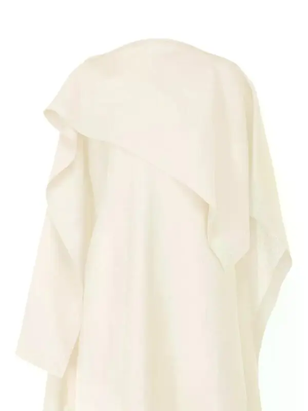 Issey Miyake Asymmetric Draped Dress - Neutrals