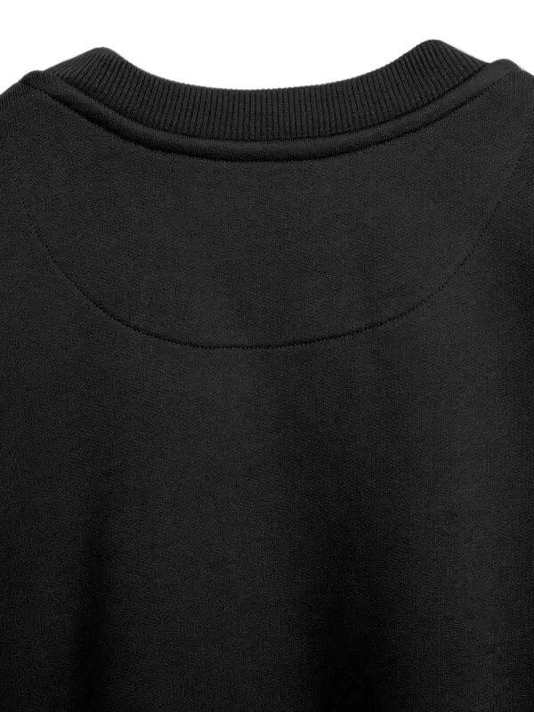 Vera Wang Crew-neck Cotton Sweatshirt