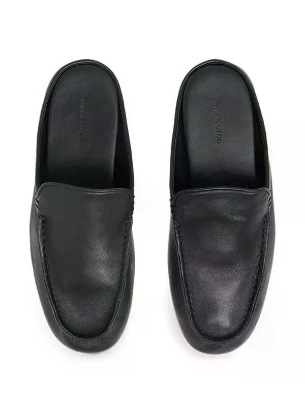 MANSUR GAVRIEL Leather Moccasin Mules