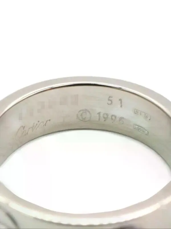 Cartier 18k White Gold Love Ring