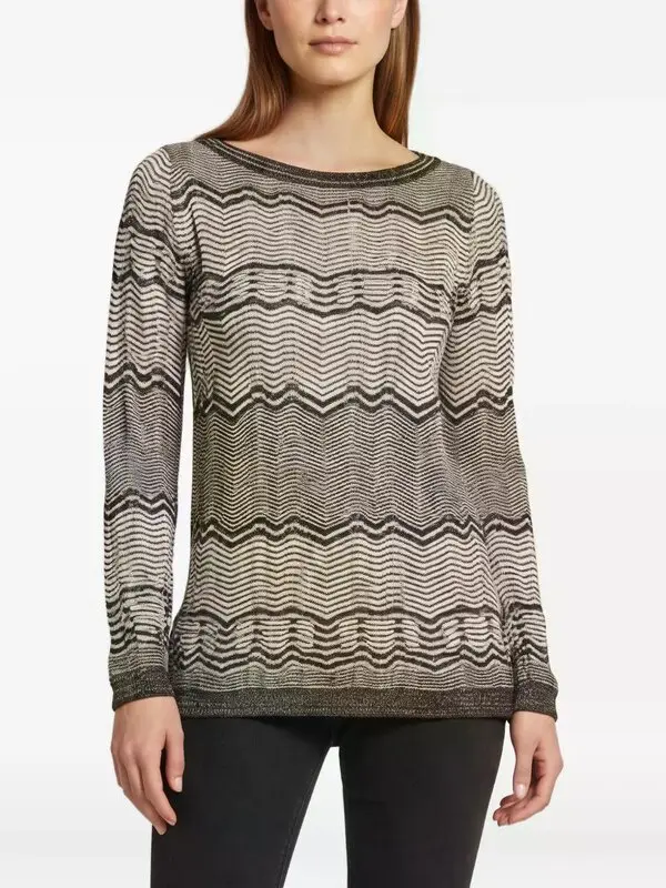 Missoni Chevron Knit Long-sleeved T-shirt