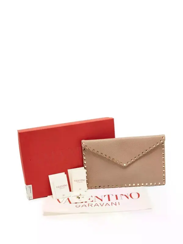 Valentino Garavani Rockstud Clutch Bag - Pink