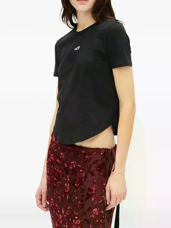 ANN DEMEULEMEESTER Embroidered Cotton T-shirt