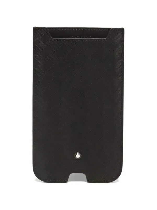 Montblanc Extreme 3.0 Textured Leather Phone Pouch - Black