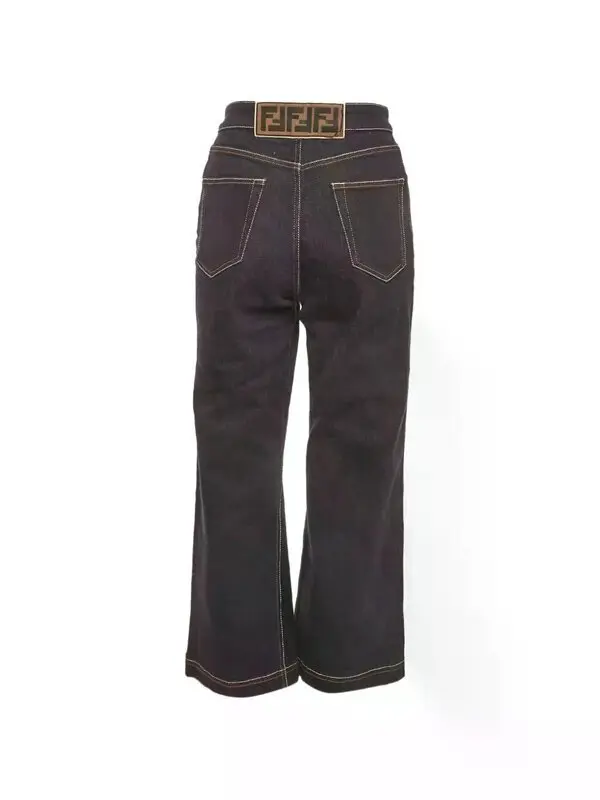 Fendi Button-up Wide-leg Jeans