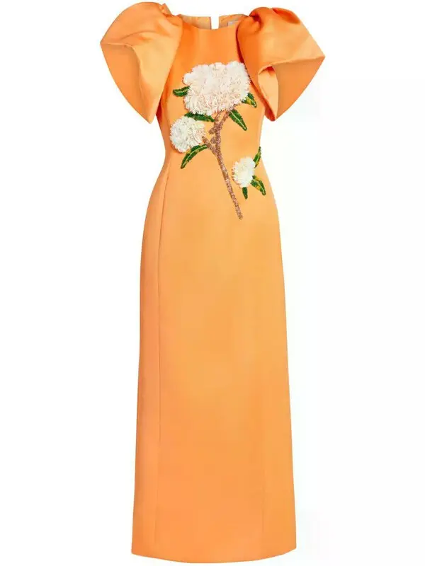 LEO LIN Embellished Maxi Dress