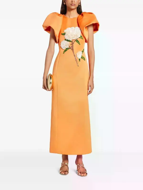 LEO LIN Embellished Maxi Dress