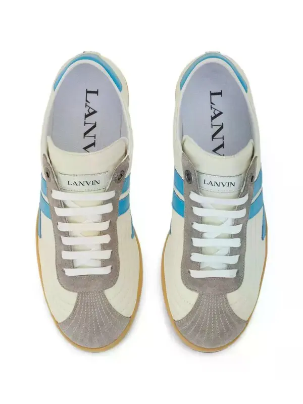 LANVIN Glen 2.0 Nylon Trainers - Neutrals