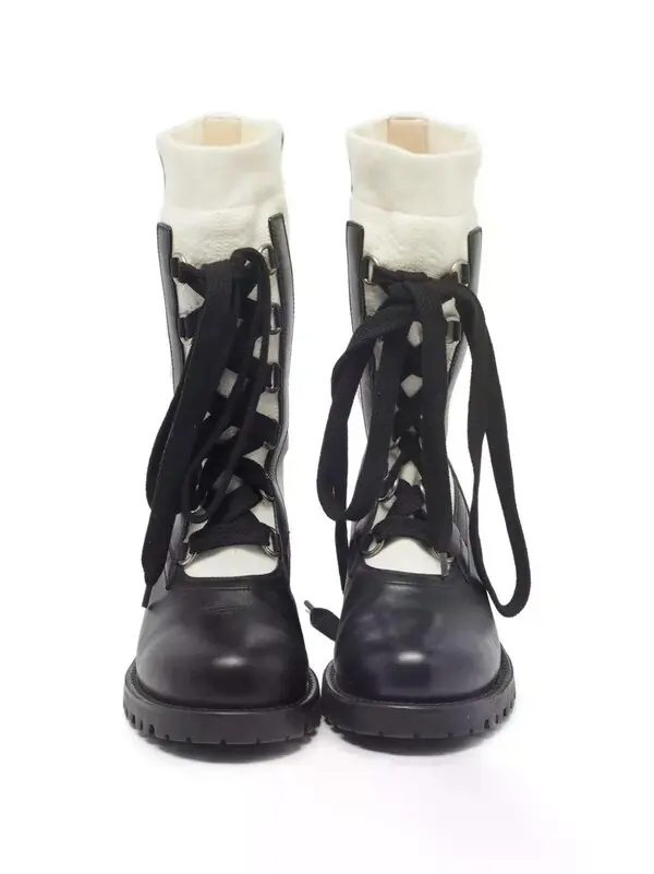 Dior Lace-up Combat Boots