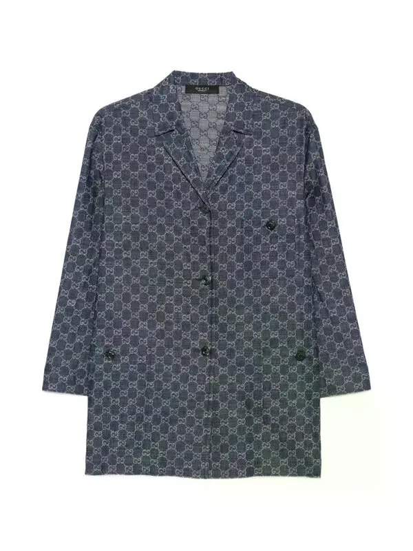 Gucci Gg Supreme Denim Jacket