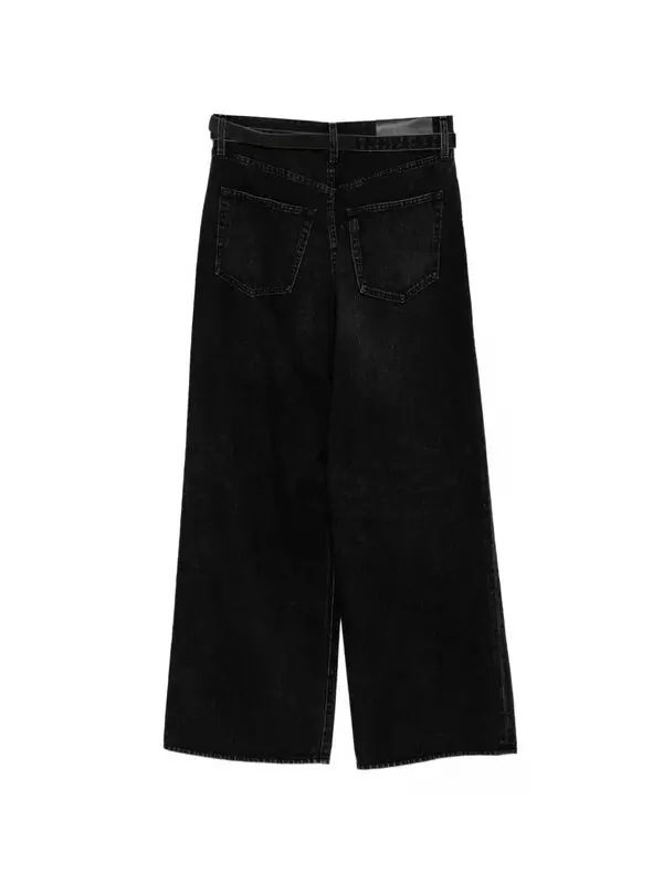 Sacai Wide Leg Denim Trousers