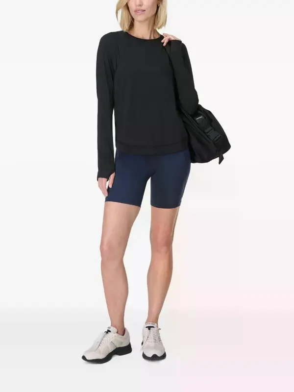 Sweaty Betty Breathe Easy Thumb Slot Mesh Panel Top