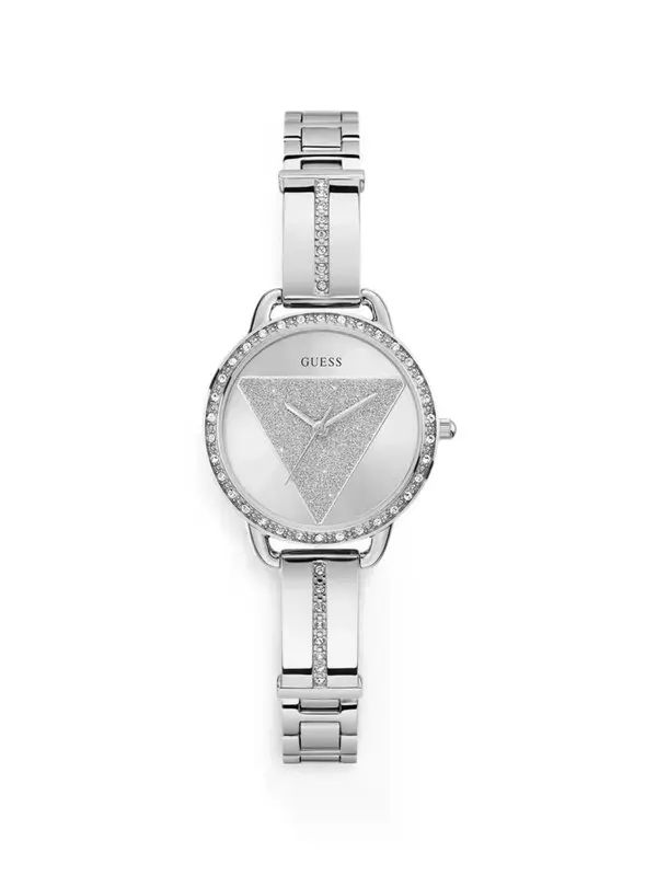 Guess Tri Bellini 30mm Watch - Silver