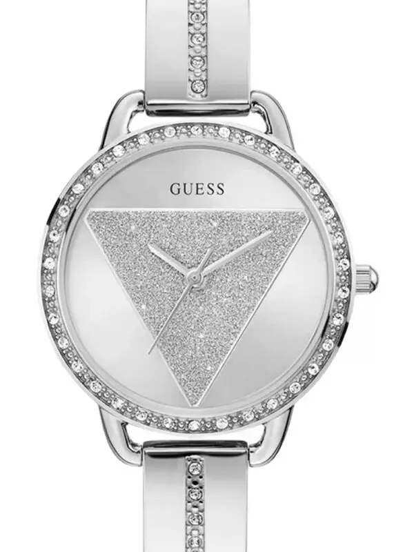 Guess Tri Bellini 30mm Watch With Crystal Embellishments