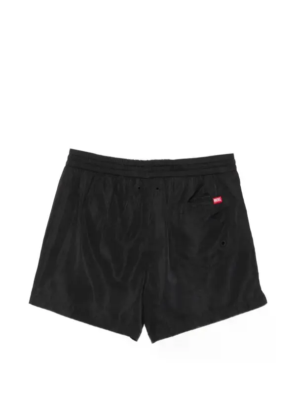 DIESEL® Logo Print Drawstring Swim Shorts