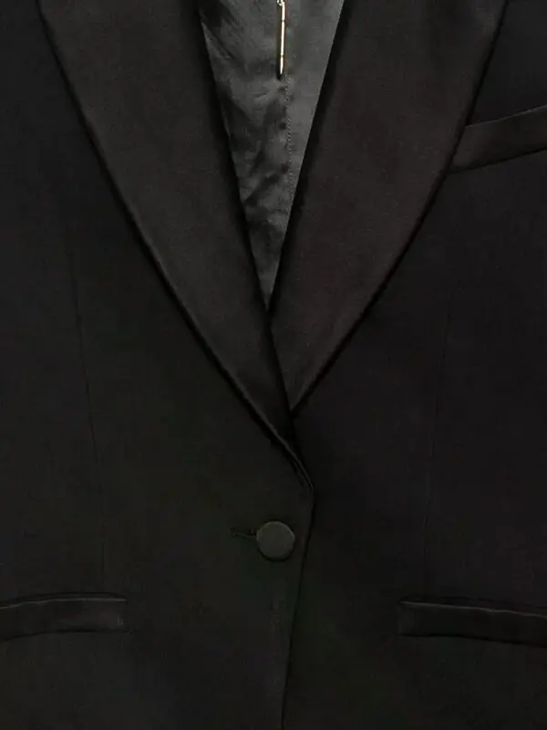 SIMONA CORSELLINI Peak Lapel Single-breasted Blazer