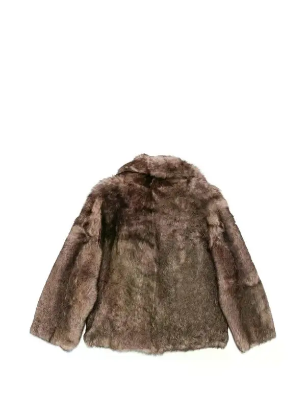 MANZONI 24 Shearling Notched-lapel Jacket - Brown