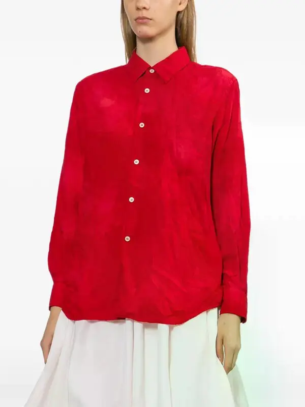 Comme Des Garçons Crease-effect Buttoned Shirt