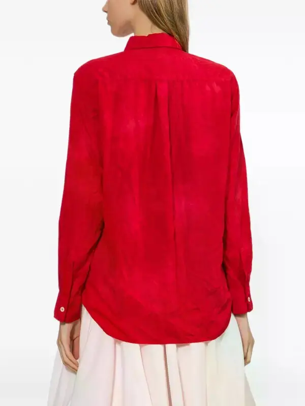 Comme Des Garçons Crease-effect Buttoned Shirt