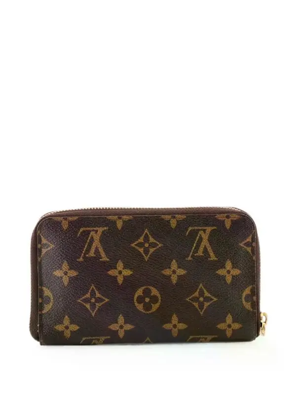 LOUIS VUITTON Zippy Compact Wallet Monogram Canvas Small Wallets - Brown