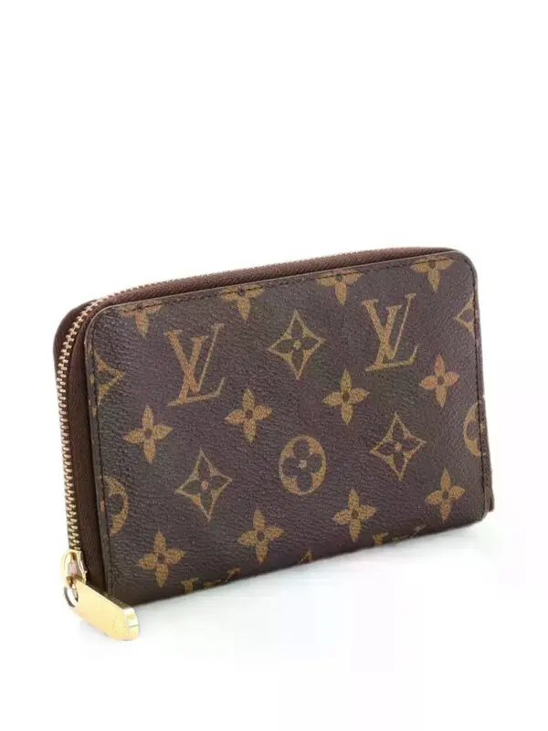 LOUIS VUITTON Zippy Compact Wallet Monogram Canvas Small Wallets