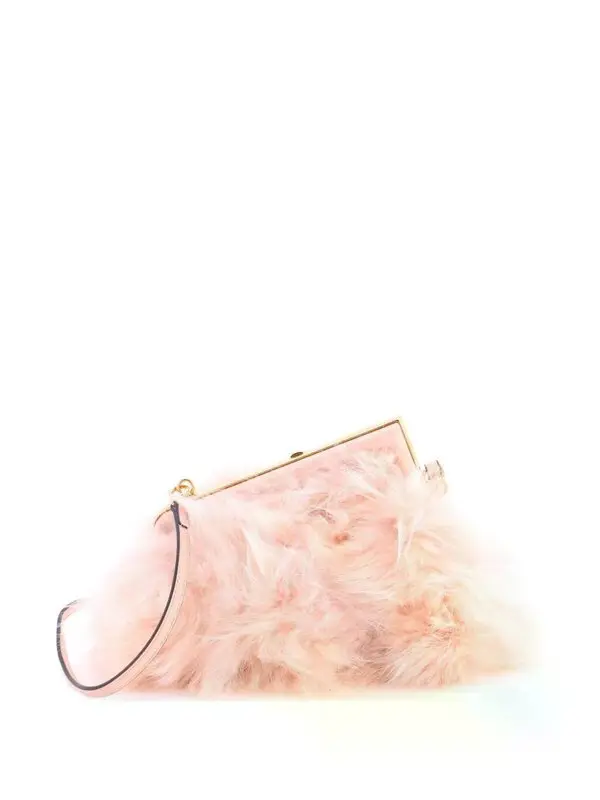 Fendi Fur Shoulder Bag - Pink
