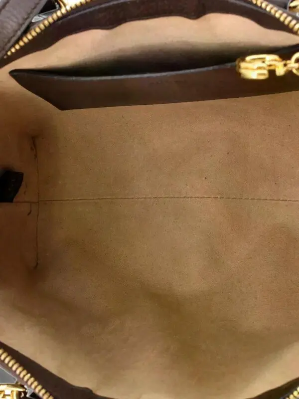 Gucci Ophidia Gg Coated Canvas Small Tote Bag - Brown