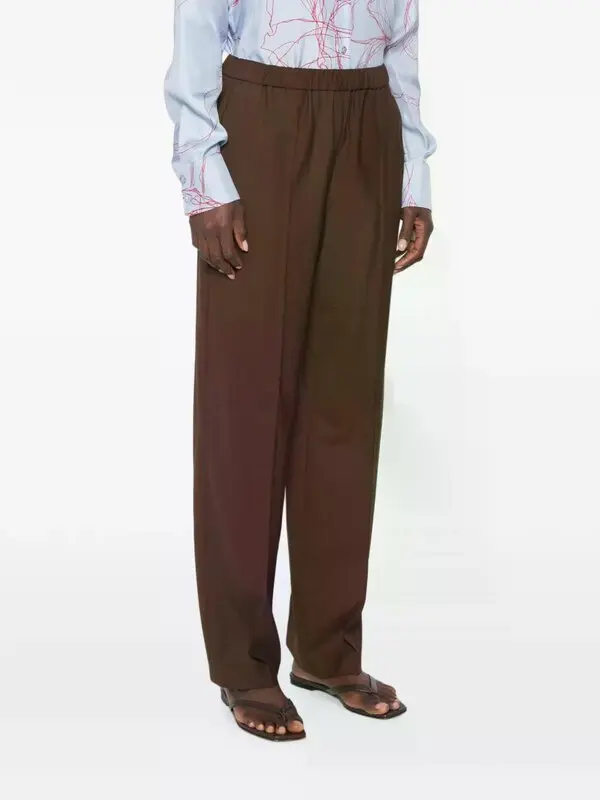 Fabiana Filippi Wide Leg Pressed-crease Trousers