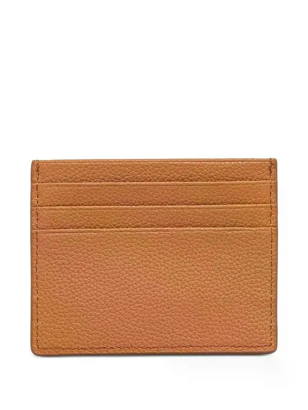 Patrizia Pepe Leather Cardholder - Orange