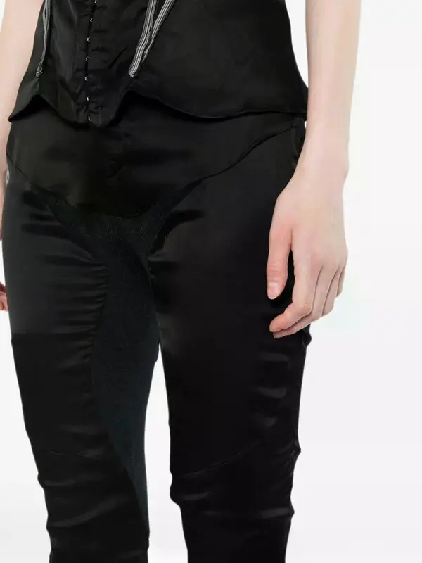 Ottolinger Satin-finish Panelled Flared Trousers