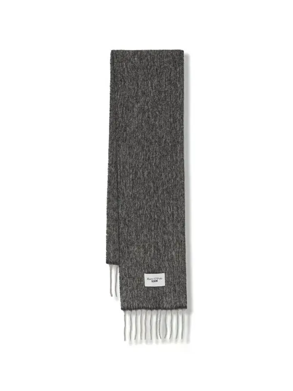 Marc O'polo Fringed Scarf - Grey