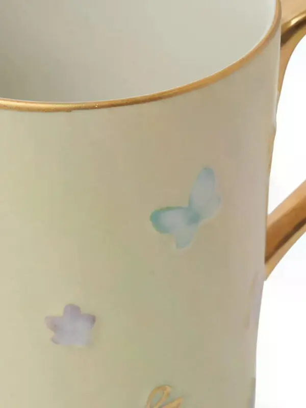 VILLARI Butterfly Bow-print Mug