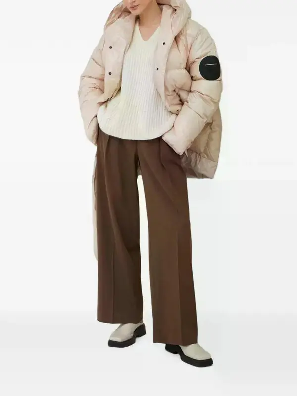 MMC STUDIO Jesso Padded Jacket With Hood - Neutrals
