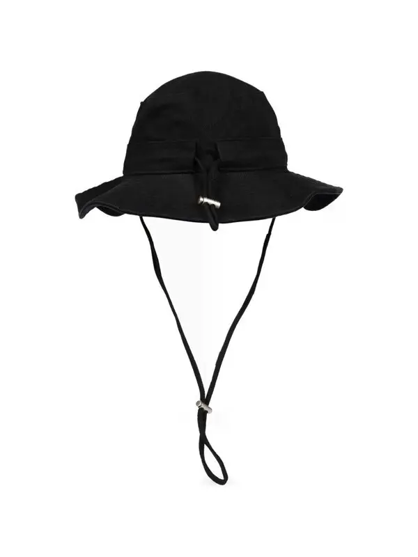 MARKGONG Embroidered Logo Bucket Hat - Black