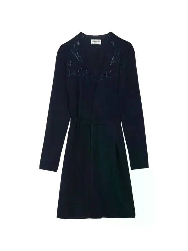 Zadig&Voltaire Daffy Cashmere Cardigan With Rhinestone Embellishments
