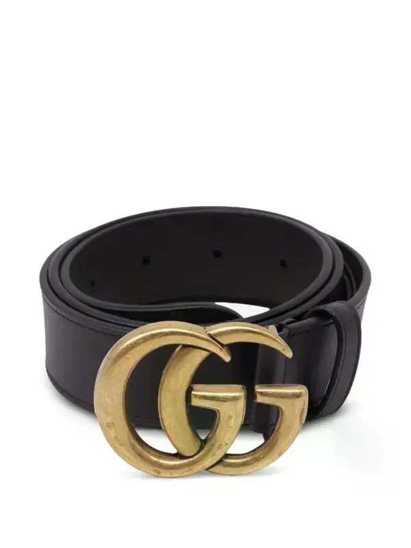 Gucci Double G Buckle Belt - Black