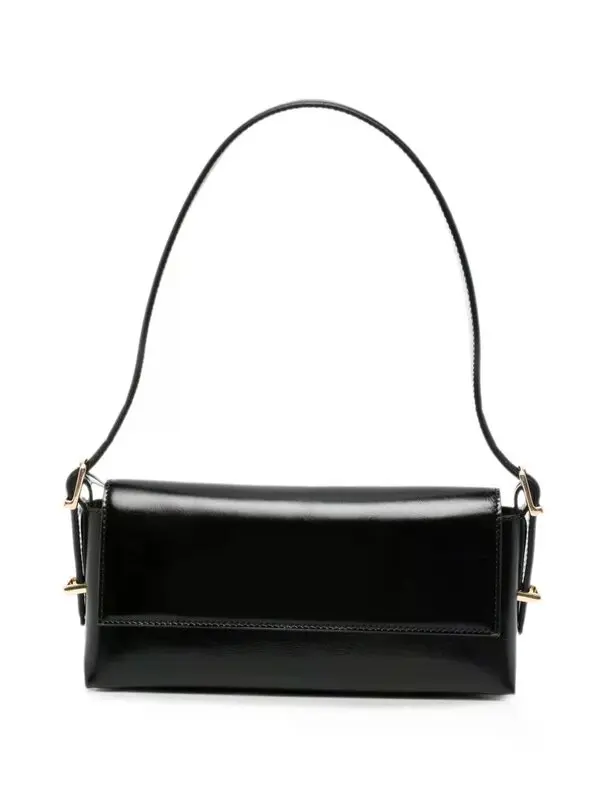 Simkhai Atlas Moto Leather Shoulder Bag - Black