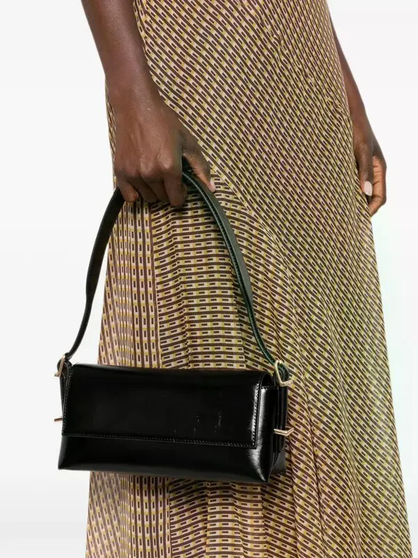 Simkhai Atlas Moto Leather Shoulder Bag - Black