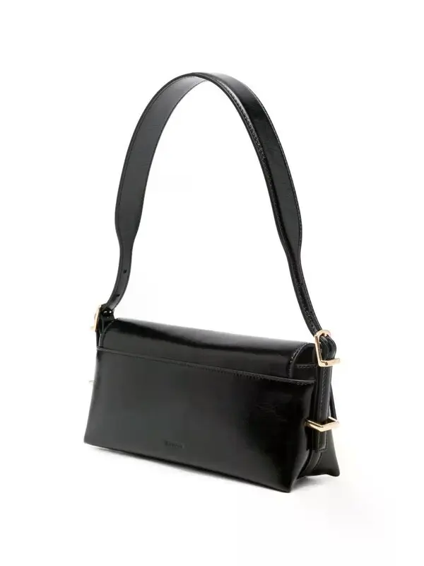Simkhai Atlas Moto Leather Shoulder Bag - Black