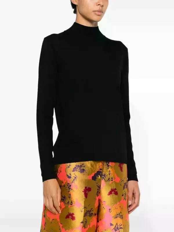 PSOPHIA High-neck Long-sleeve Sweater