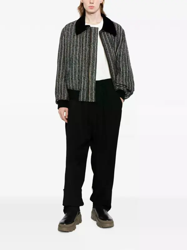 Yohji Yamamoto Gabardine Trousers - Black