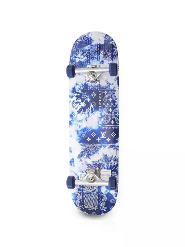 LOUIS VUITTON 2022 Monogram Bandana Skateboard - Blue