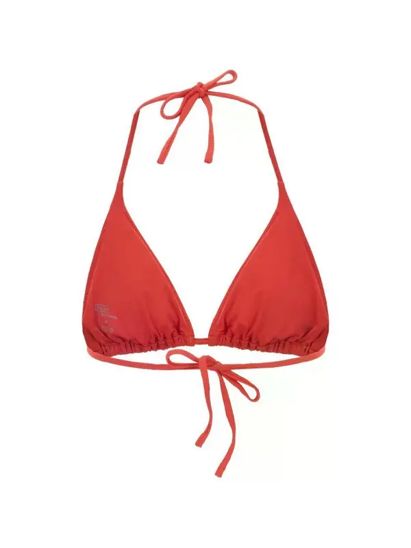 Polo Ralph Lauren Logo-jacquard Triangle Bikini Top - Red