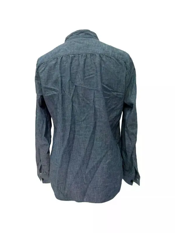 A.p.c. Officer Collar Gathered Blouse